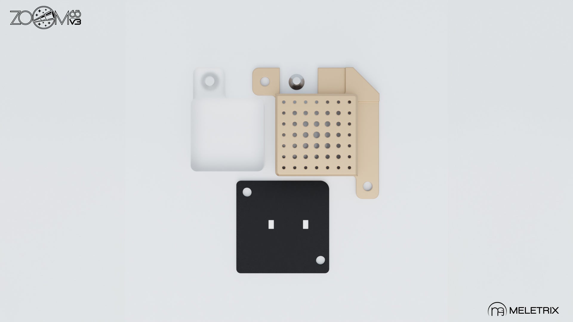 ZOOM65 V3 Add On - Anodized Gold Nightlight Dots Modular