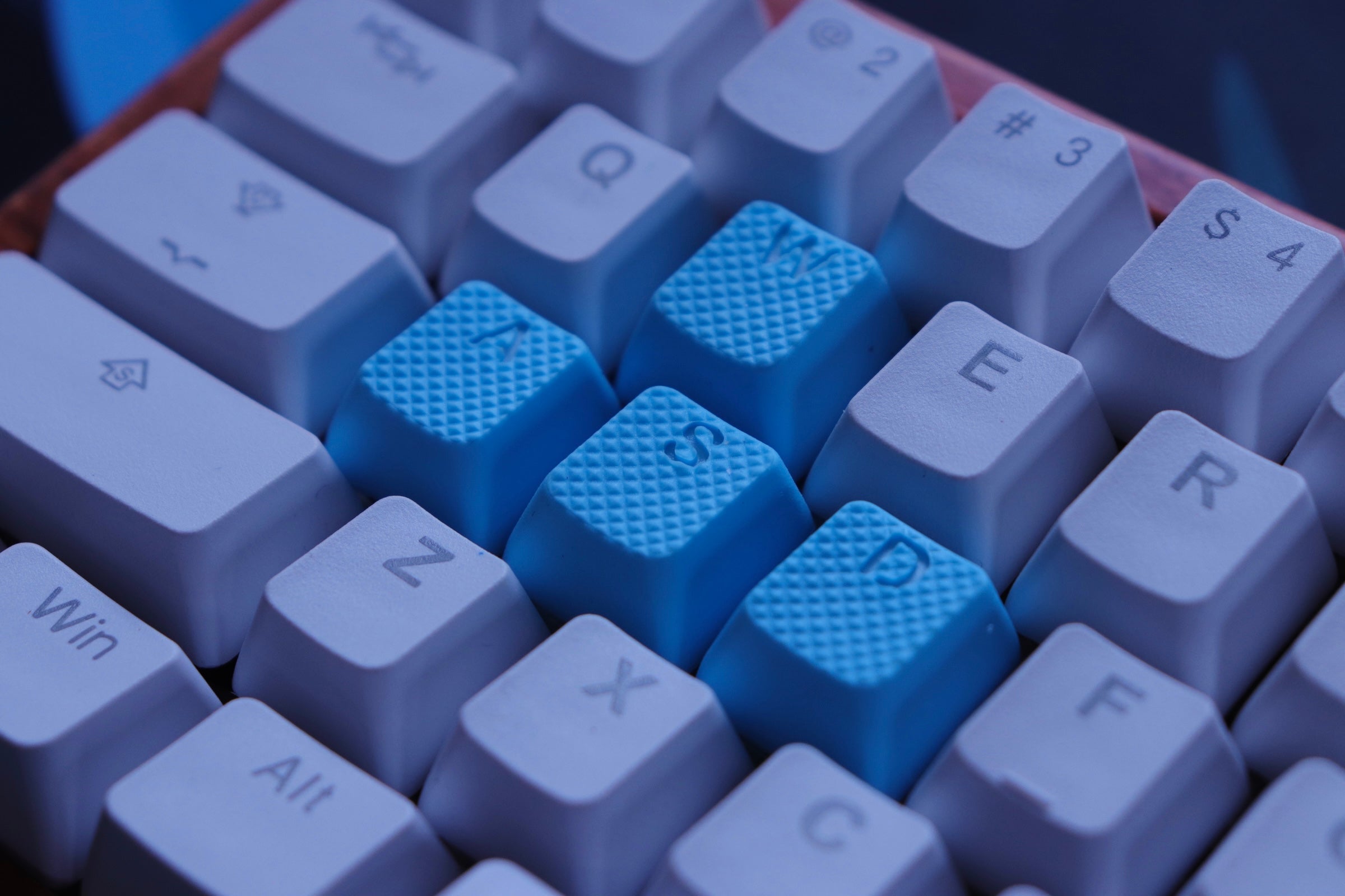 Gamer Grip Keycaps Azules