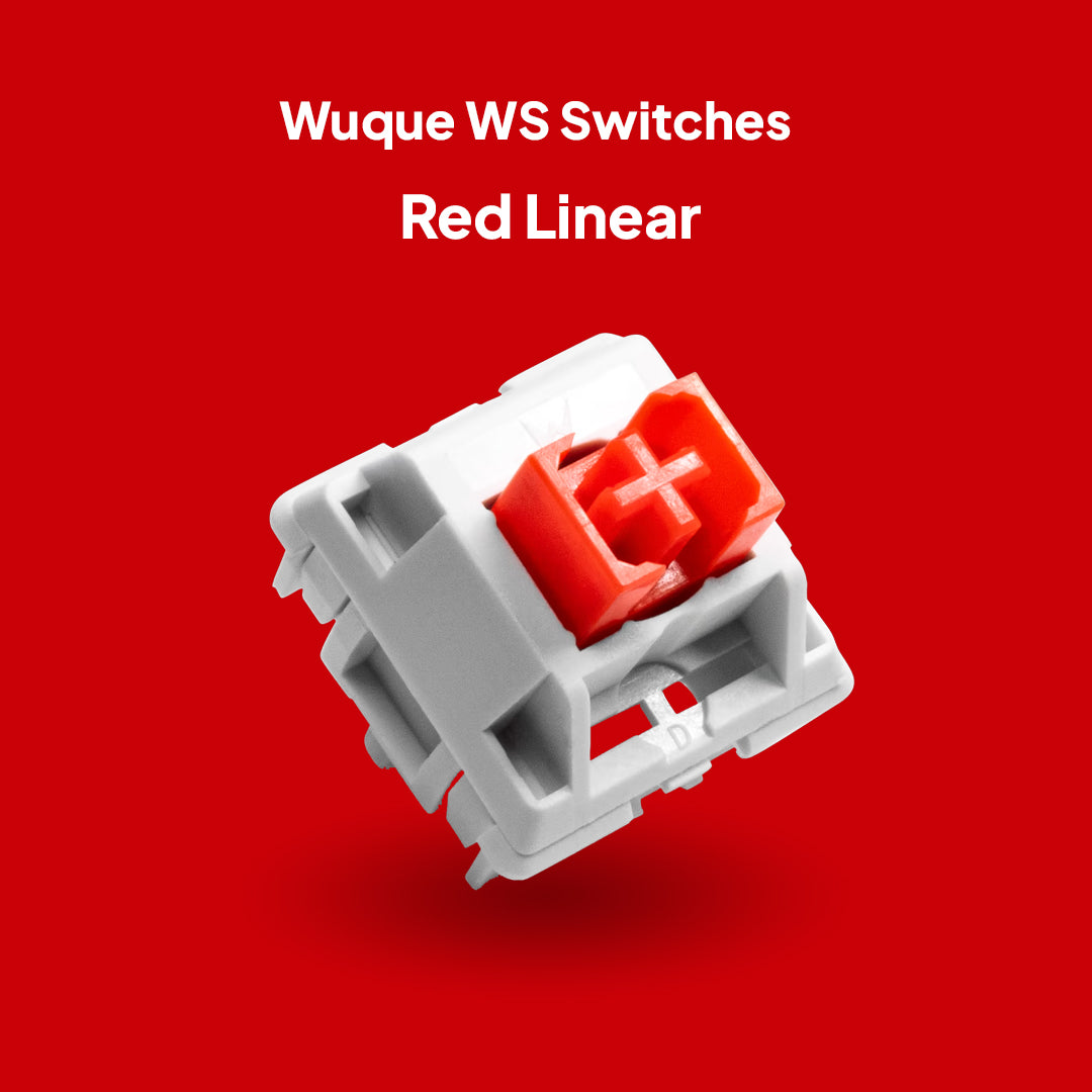 Wuque WS Red Linear Switches 5PIN x10